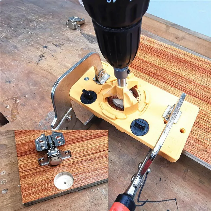 35mm Hinge Boring Kit - Professional Forstner Drill Bit Set, Cup Style ...