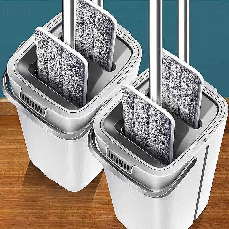 Rotating Mop Bucket And Set Self Wringing Floor Cleaning System With ...