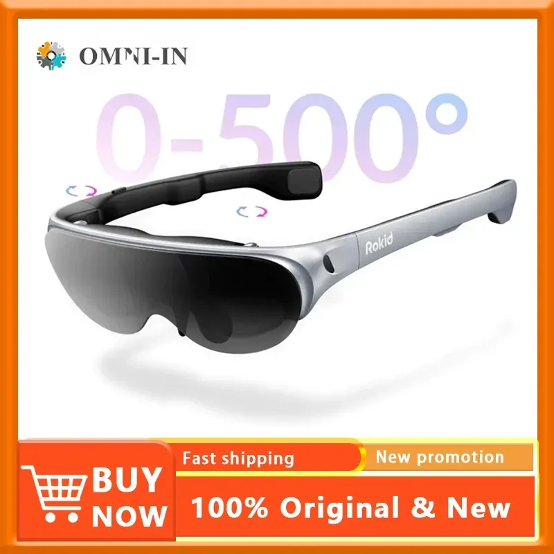 Immersive 3D AR Smart Glasses: Foldable, Portable 4K Home Cinema ...