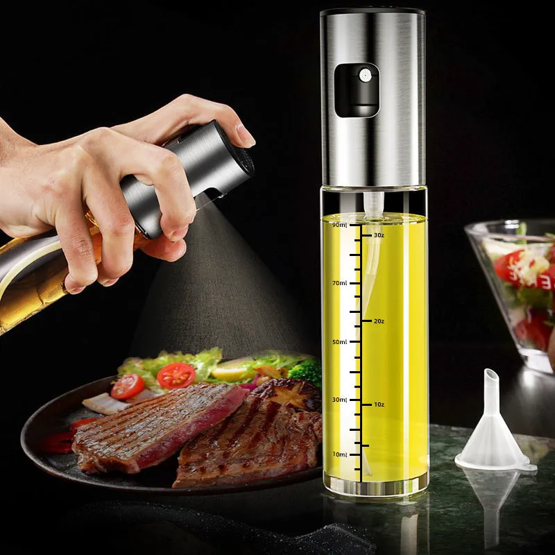 Culinary Herb & Spice Tool Set - Oil Sprayer, Grinder, Olive Oil ...