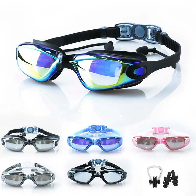 DHgate.com:Adult Swimming Goggles with Ear and Nose Clip, Anti-Fog UV ...