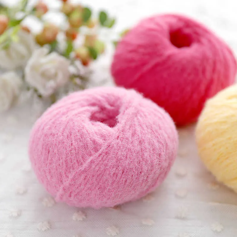 DHgate.com:Multicolor Soft Wool Blend Yarn Skeins for Knitting and ...