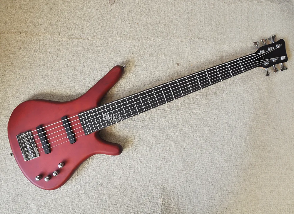 6 Strings Electric Bass Guitar With 24 Frets Rosewood Fretboard Can Be ...