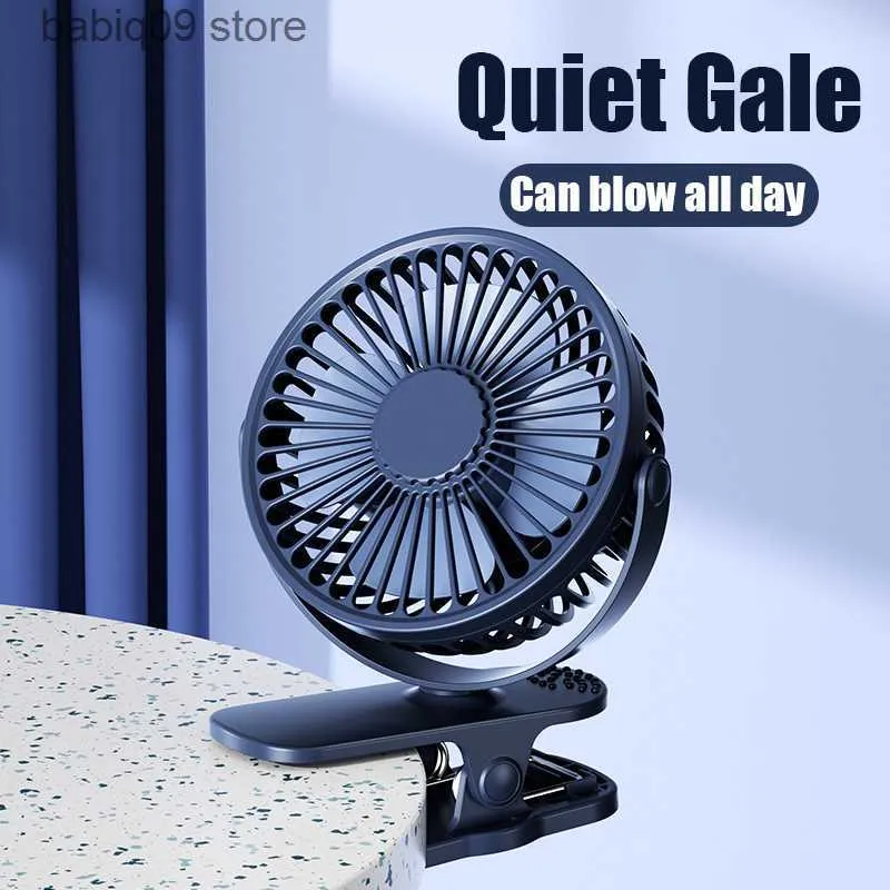 DHgate.com:Clip-on Desk Fan, USB Rechargeable Mini Table Fan with 360 ...