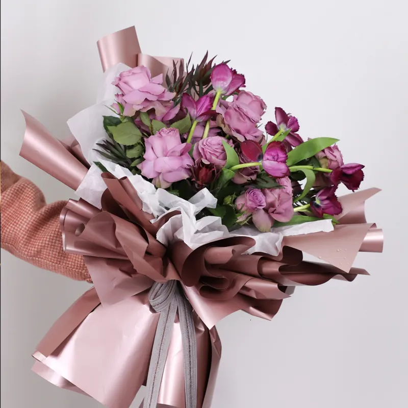 DHgate.com:18PCS Pearl Luster Silver Gold Florist Pack Papers ...