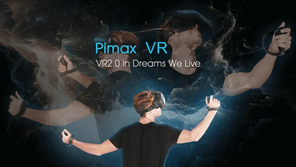PIMAX 5K XR Ultrawide AMOLED SCREED PC VR HEADSET5K عالية الدقة غامضة 200FOV من $1,285.63 | DHgate
