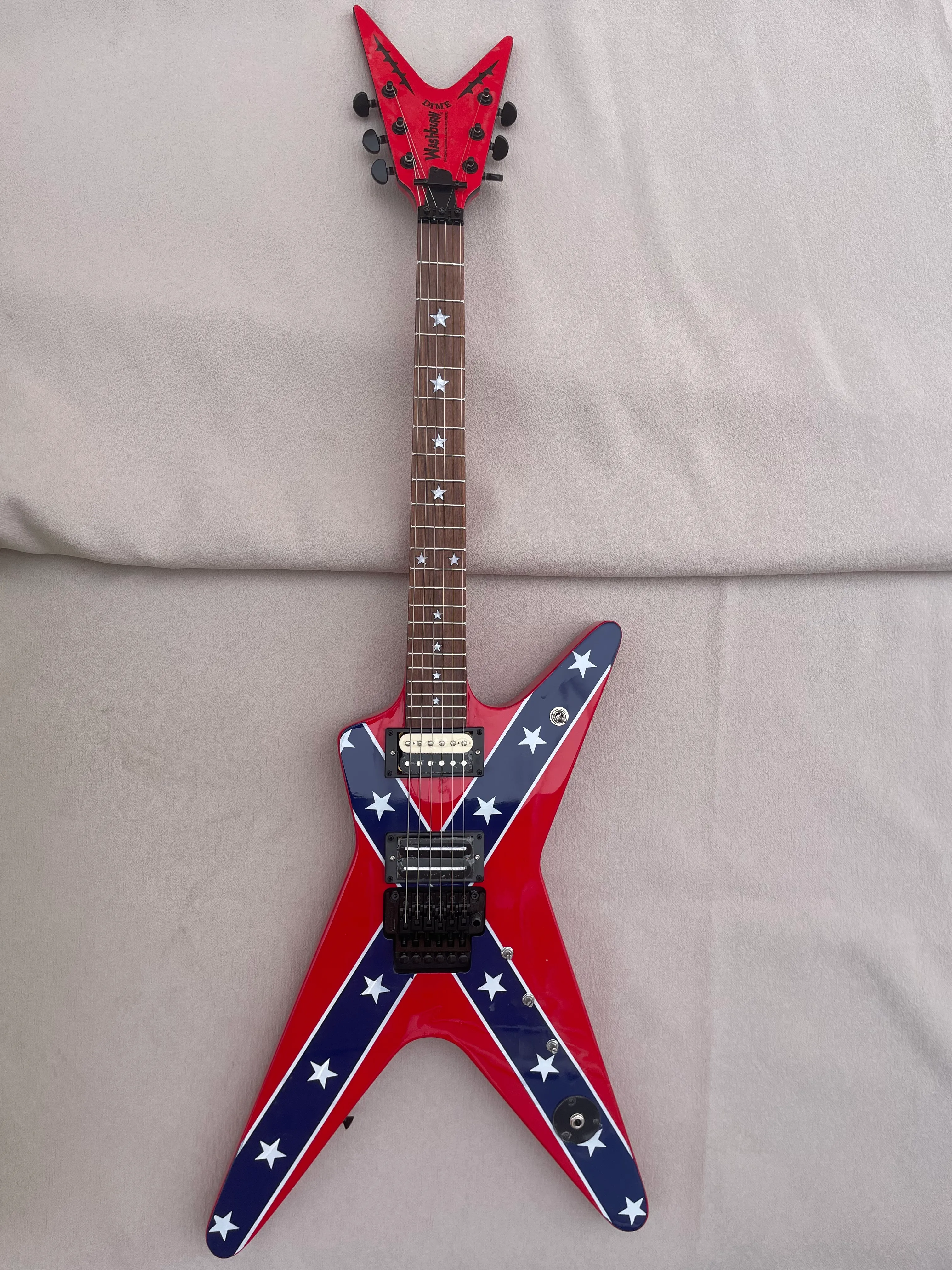 3ST Rebel Stealth Electric Guitar With Custom Dimebag Design From ...