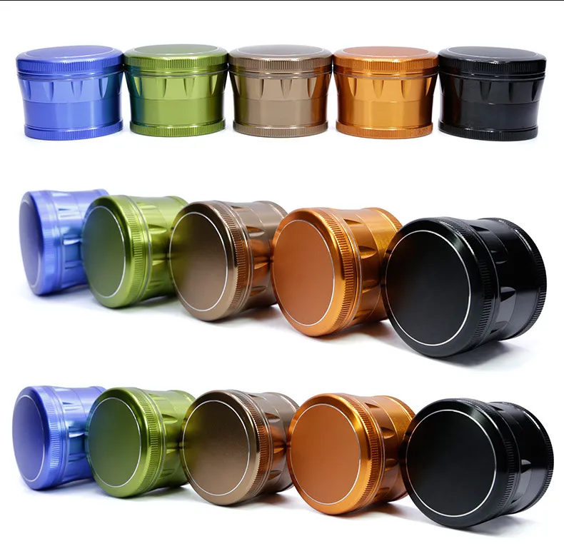 DHgate.com:Four-Layer Herb Grinder - Aluminum Alloy Chamfer Smoke ...