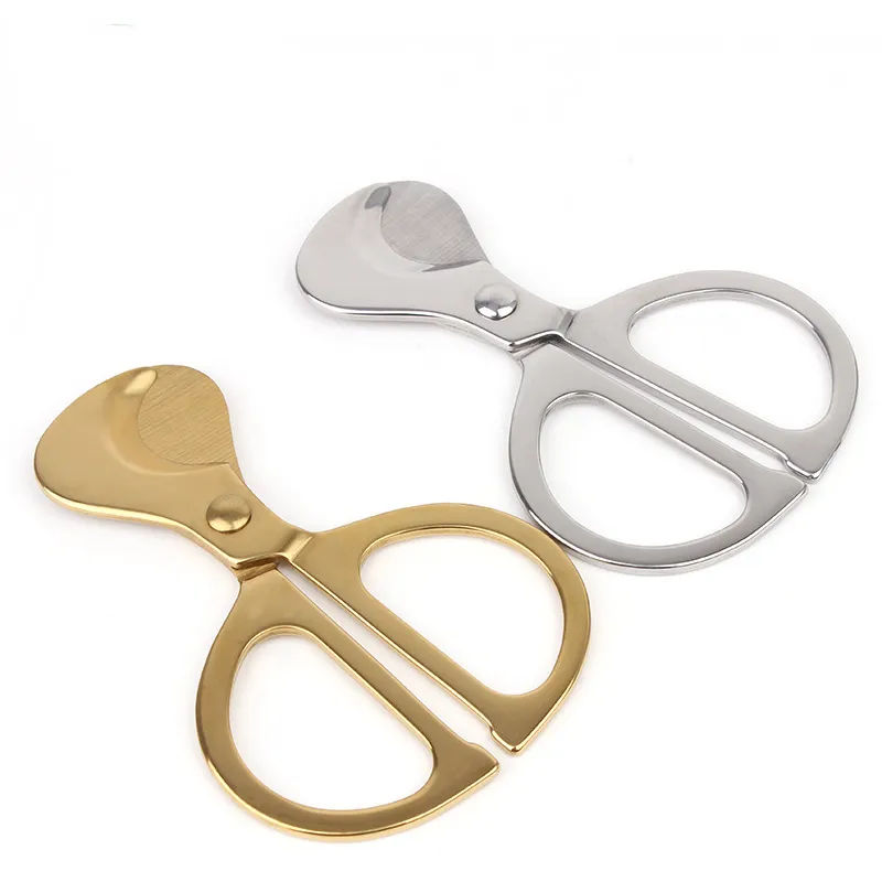 DHgate.com:Sleek Stainless Steel Double-Bladed Cigar Cutter for Precise ...