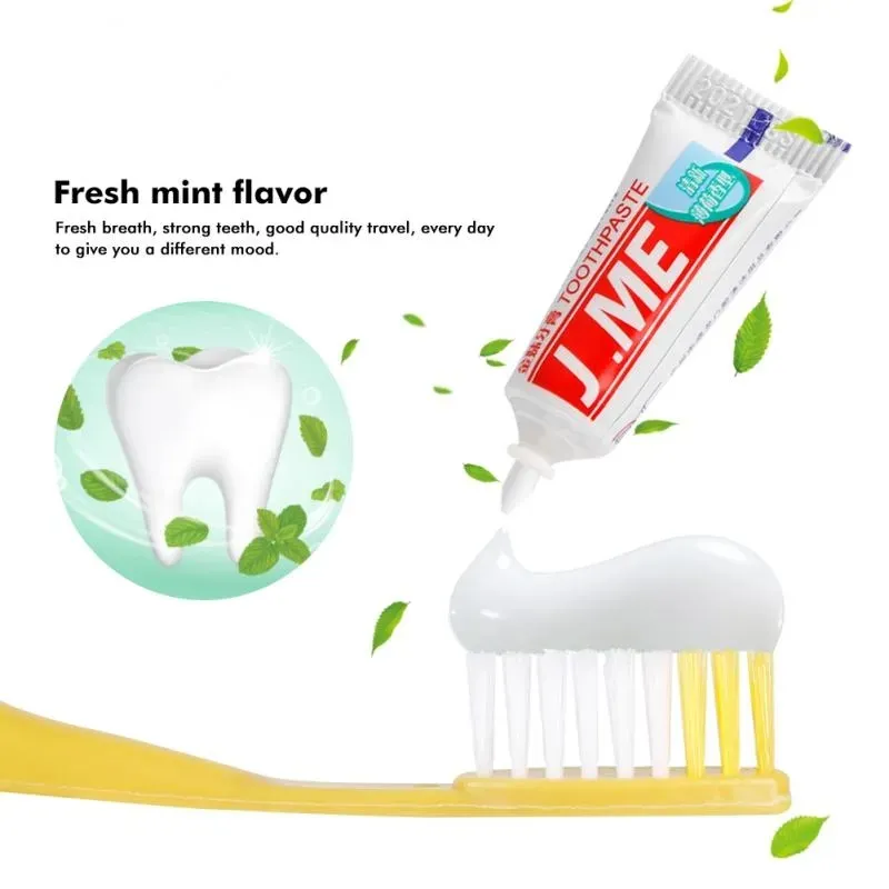 DHgate.com:Portable Disposable Toothbrush Toothpaste Kit, Plastic Teeth ...