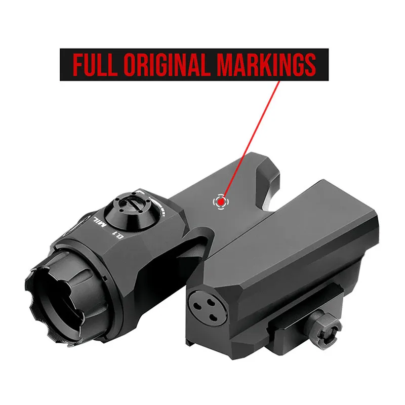 DEVO Dual Enhanced View Optic 1 6x28 Rifle Scope Magnifier With Red Dot ...