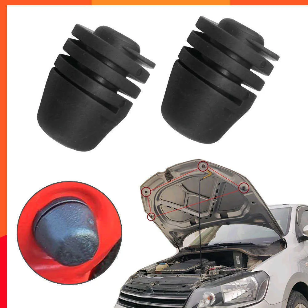 New 2-Piece Car Bumper Hood Bonnet Lid Stop Rubber Buffers Tailgate ...