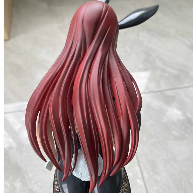 Erza Scarlet Fairy Tail Bunny Girl Action Figure Collectible Figurines ...