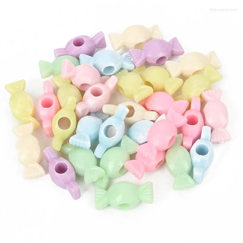 DHgate.com:Colorful 50Pcs Acrylic Candy Charm Loose Spacer Beads for ...
