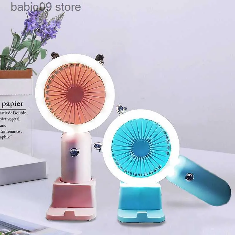 DHgate.com:3-Speed Portable USB Mini Fan, Rechargeable Handheld Desk ...