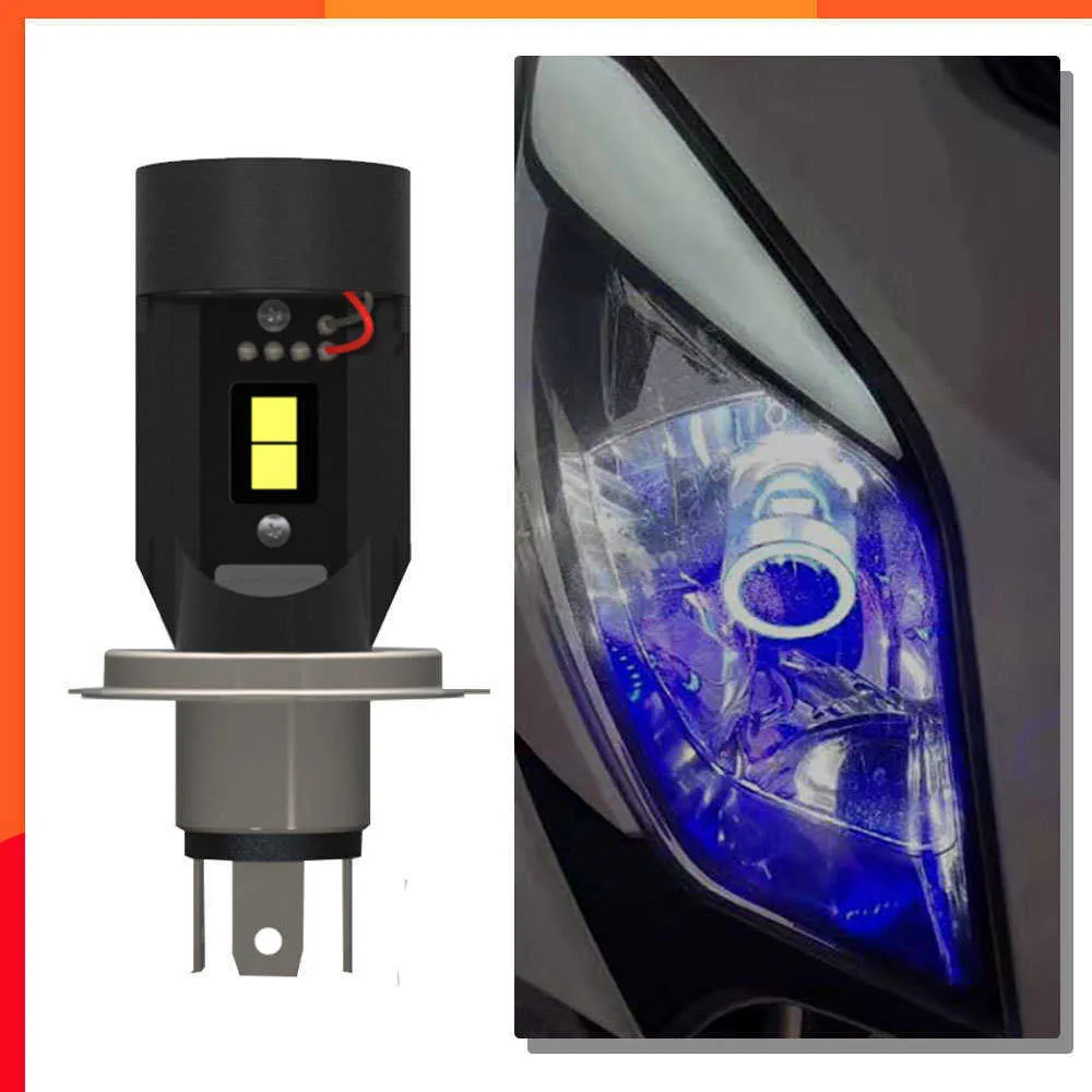 DHgate.com:Headlamp H4, H4 LED Bulb Motorcycle - 1xLED H4 12/24V 6000K ...