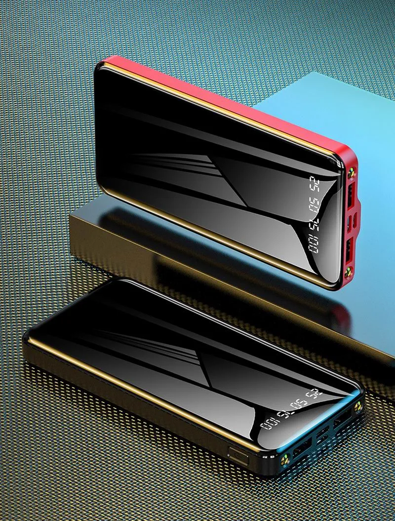 High Capacity Portable Power Bank 30000mAh With Dual USB Ports, Digital ...