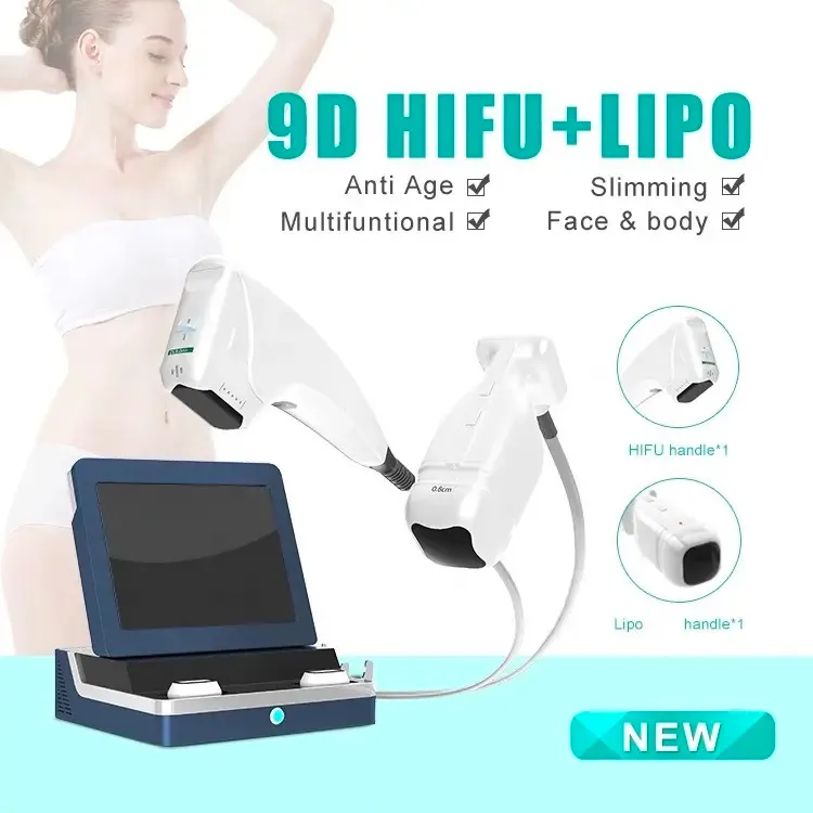 9D Hifu Liposonic Machine For Skin Tightening, Face Lifting, Anti Wrinkle Removal, Hifu Slimming ...