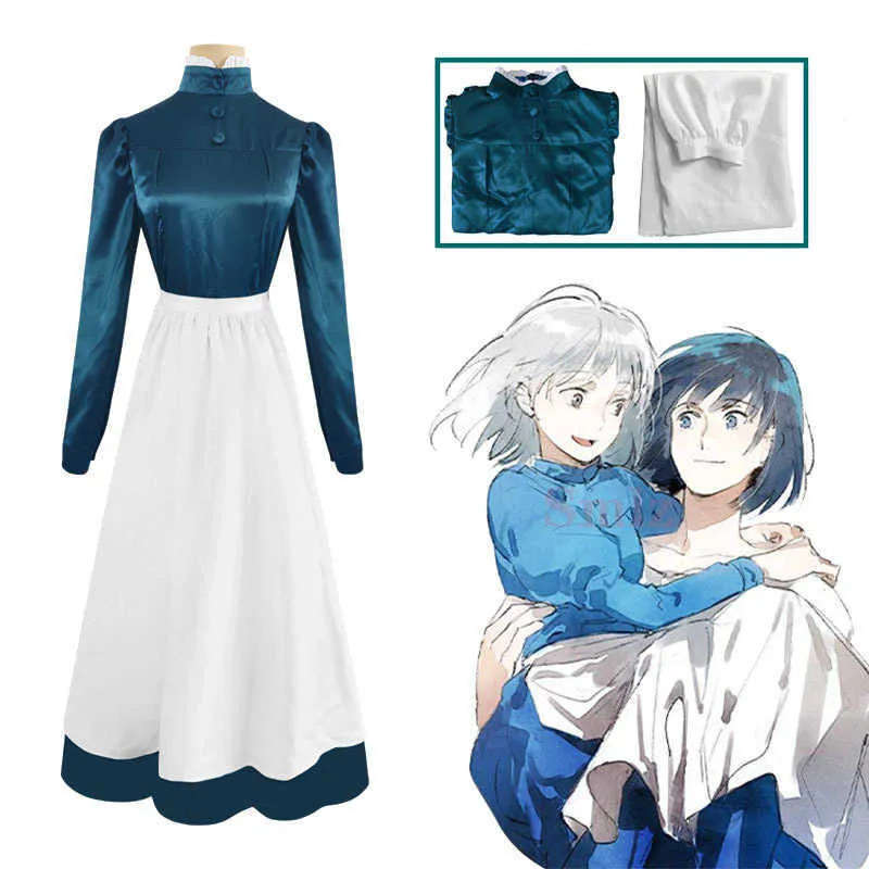 Das Wandelnde Schloss, Sophie, Cosplay Anime Kostüme Anime Das