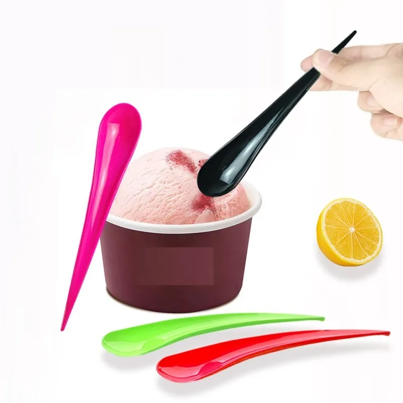 DHgate.com:Creative Disposable Plastic Long handle Arc Scoop Water Drop ...