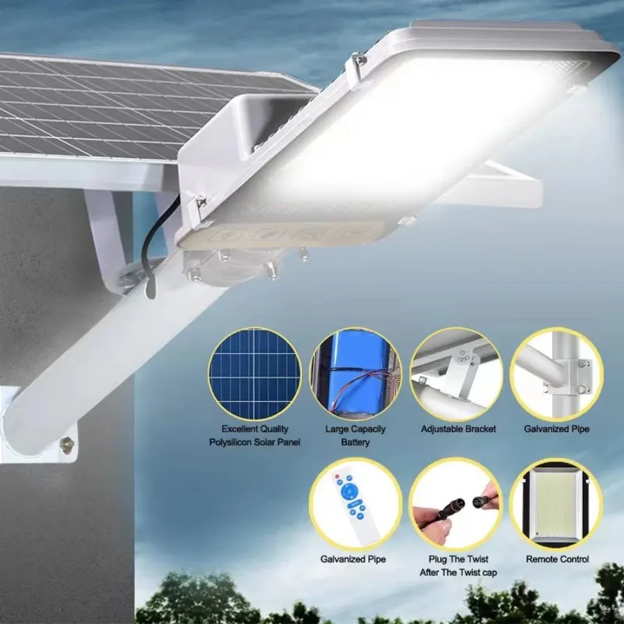 Outdoor Solar Wall Lamp Waterproof LED Courtyard Light With Remote ...