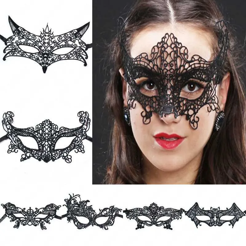 Sleep Mask Sexy Lace Women Eye Face Mask: 6 Pattern Types for Party ...