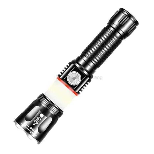Rechargeable LED Torch: High Powered Adjustable Focus Torchlight ...