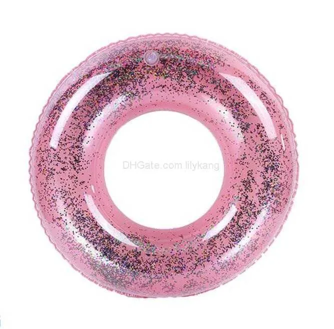 Sequin Swim Ring: Fun Pool Float for Kids & Adults - Sparkly Swimming ...