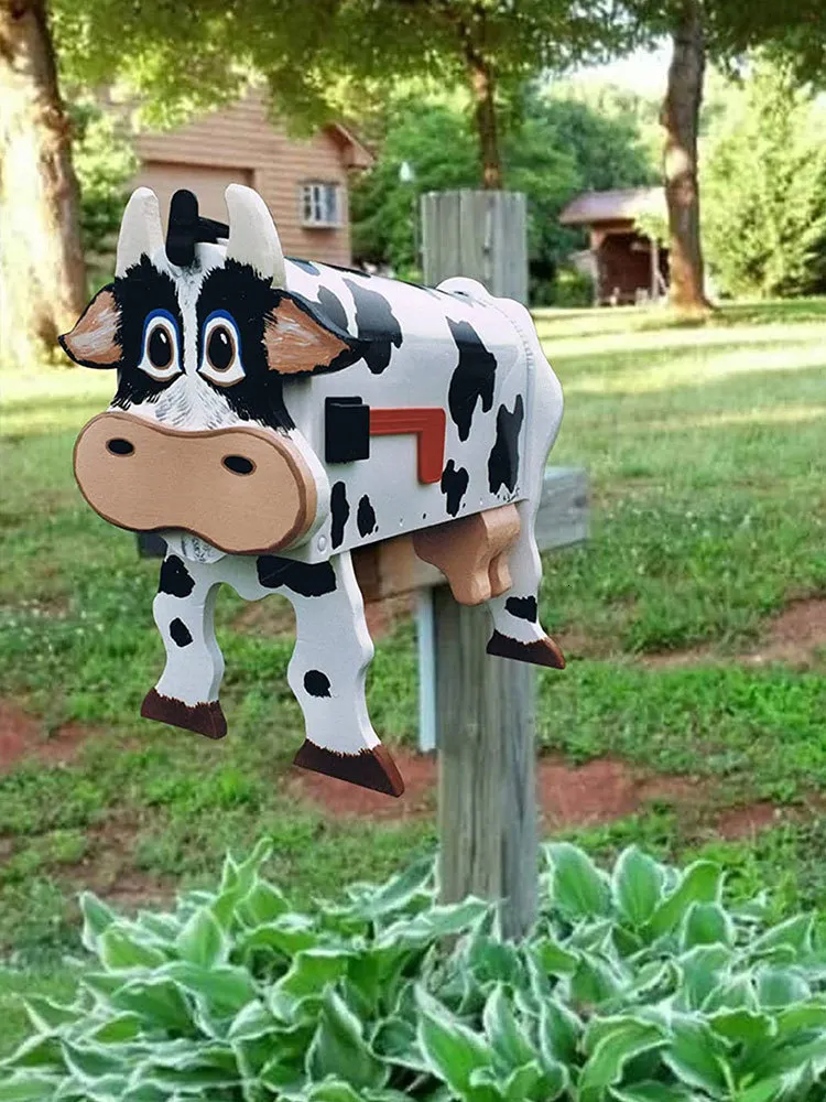 DHgate.com:Custom Metal Cow Mailbox, Handmade Farm Animal Mailbox for ...