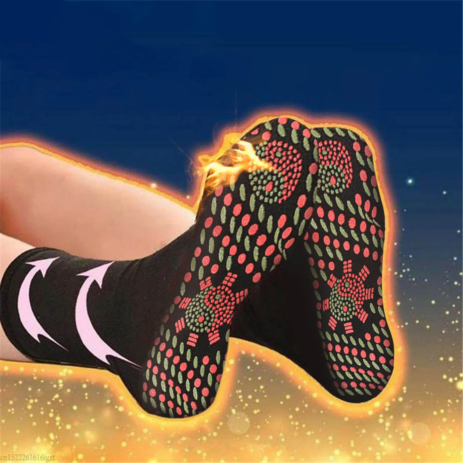 DHgate.com:Self-Heating Tourmaline Socks for Foot Massage - 3 Pairs of ...