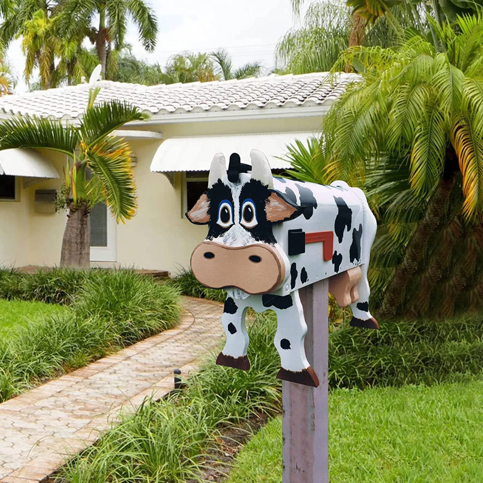 DHgate.com:Custom Metal Cow Mailbox, Handmade Farm Animal Mailbox for ...