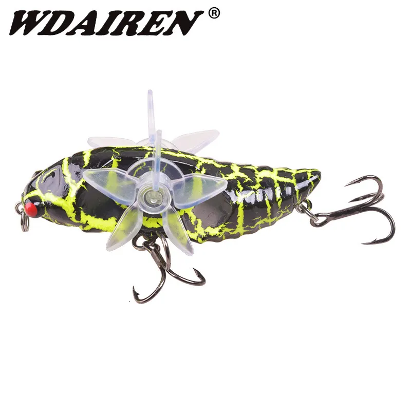 DHgate.com:5cm Cicada Whopper Propeller Popper - Topwater Trolling ...