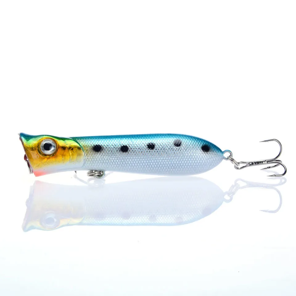 Popper Floating Fishing Lure Hard Bait for Carp Pike Crankbait ...