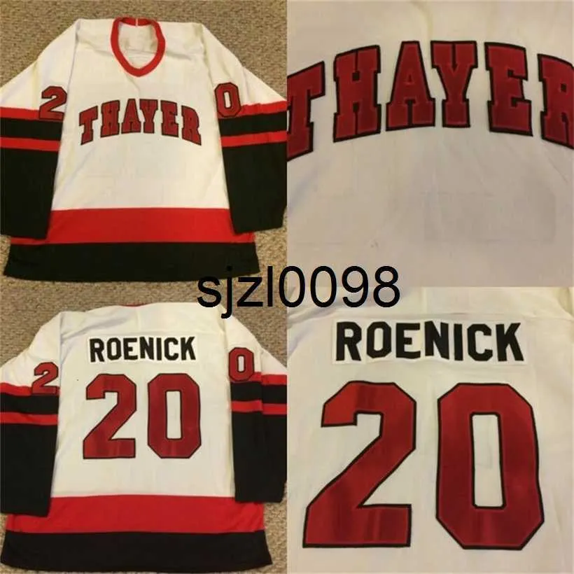 Jeremy Roenick Thayer Academy High School Men's Hockey Jersey White ...