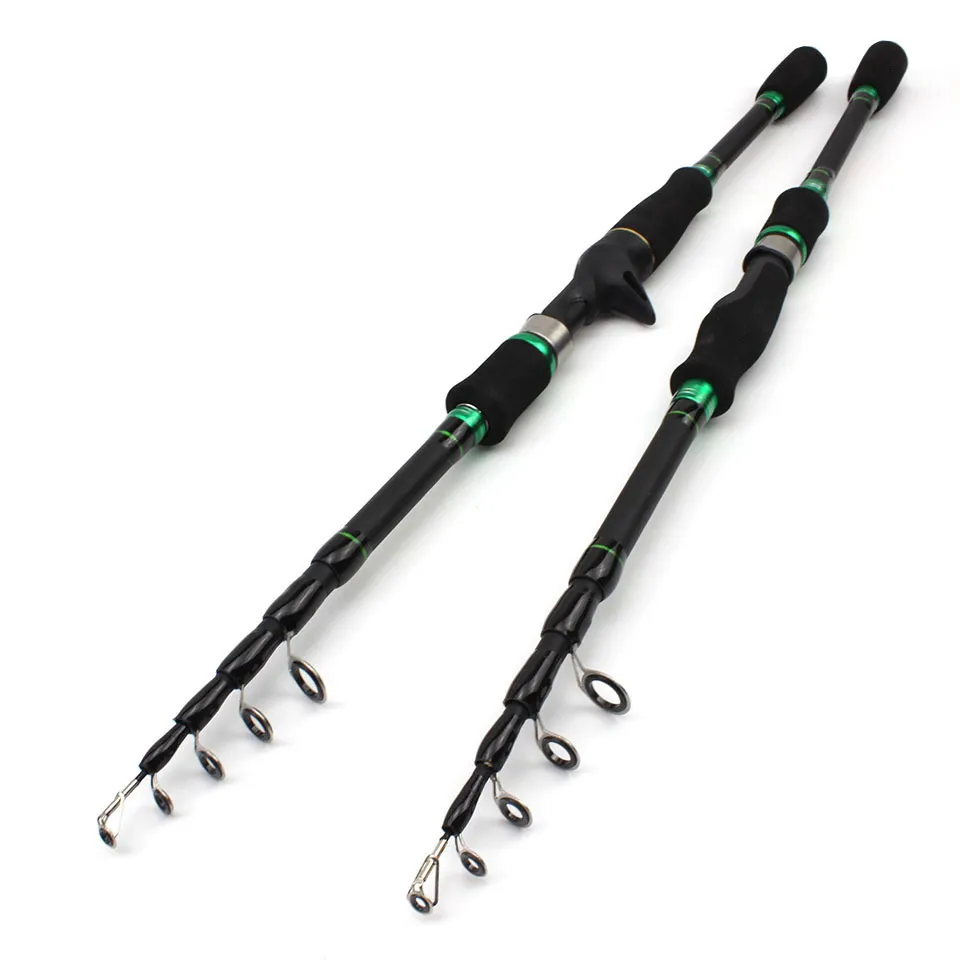 Portable Telescopic Fishing Rod - 1.8-2.7m Carbon Fiber Fishing Pole ...