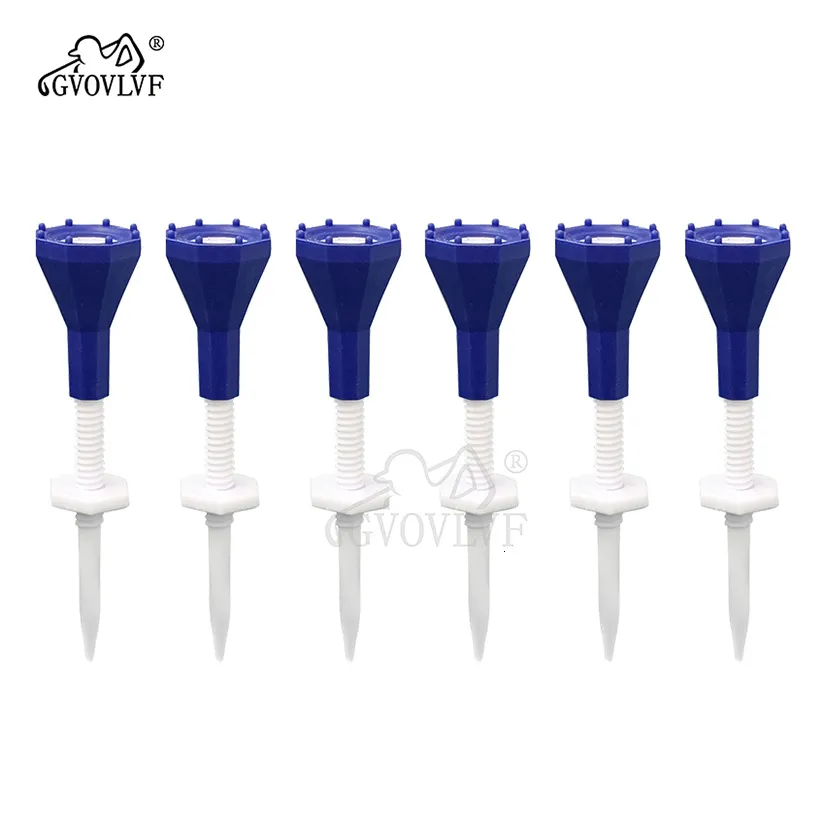 Adjustable Height Golf Tees 6-Pack: Stable, Easy Tee Up, 88mm Long ...