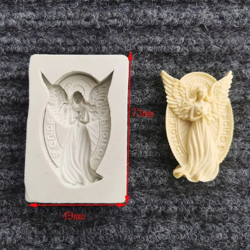 Handmade Silicone Epoxy Prayer Angel Mold For Baking, Candle Molds ...
