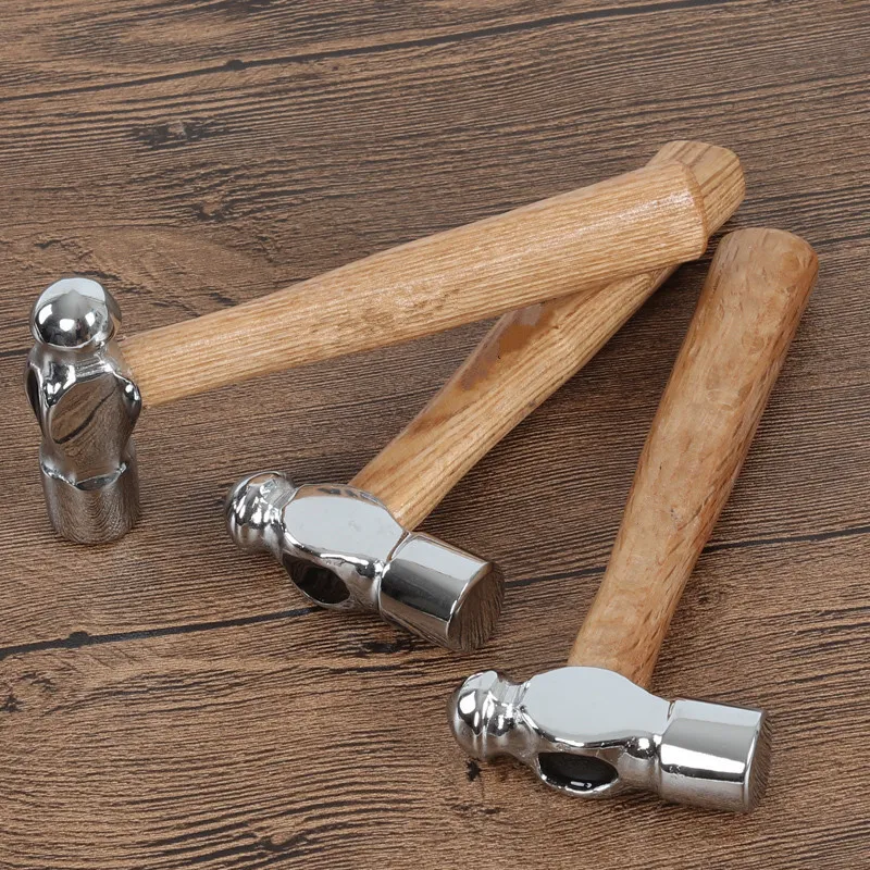 DHgate.com:30Pcs Mini Round Head Wooden Handle Multi-Functional Hammers ...