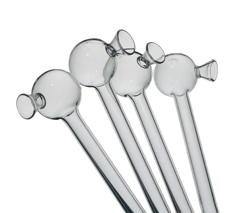 Clear Glass Pipe Oil Nail Burning Jumbo Pipes 30mm Big Bowl Pyrex Glass ...