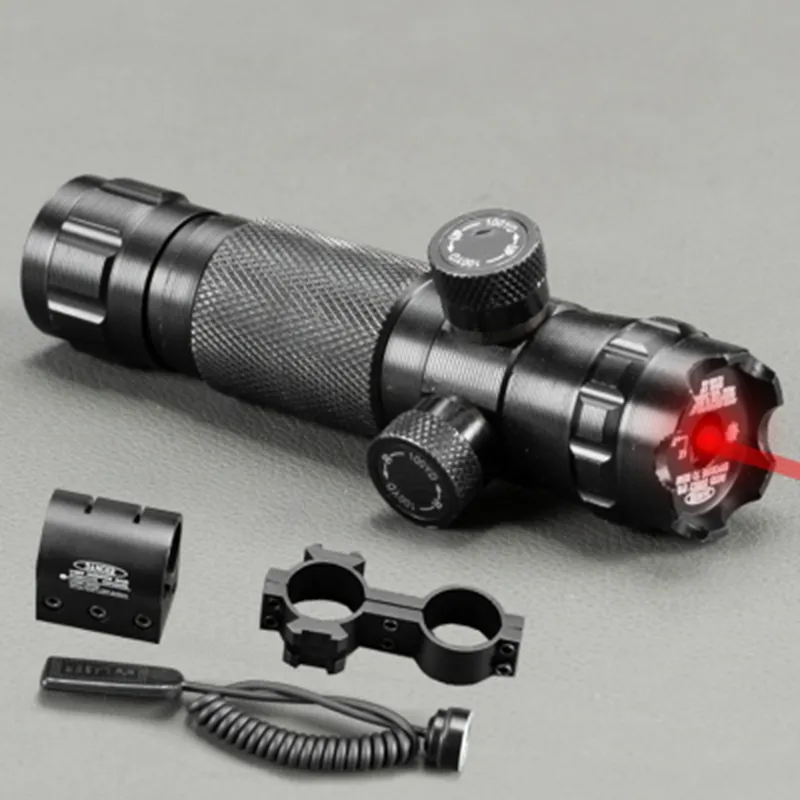 Tactical Red/Green Dot Laser Sight - Rifle Scope w/ 20mm Rail Mount ...