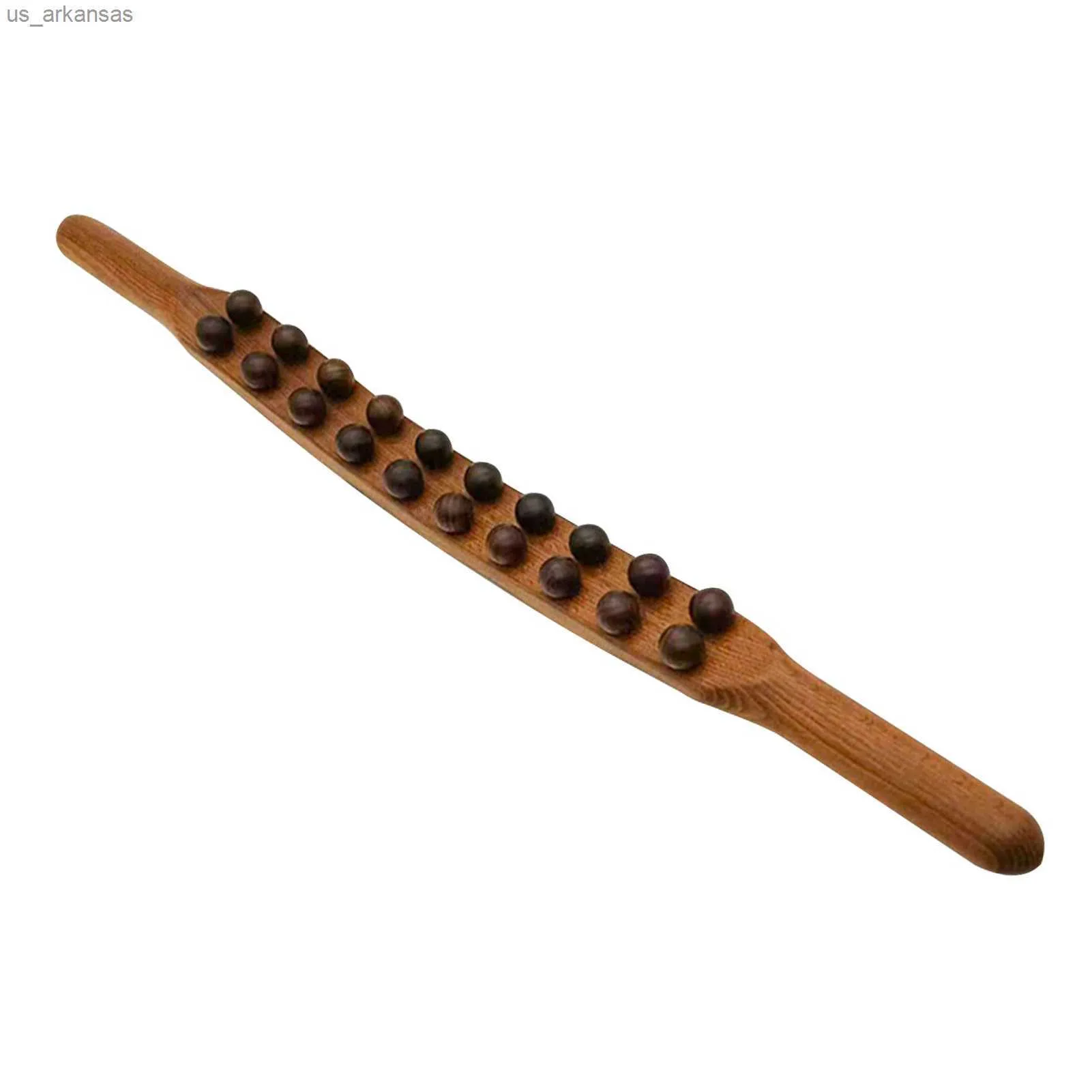 Professional Double Row Wood Wooden Foot Massager With 20 Beads Back ...