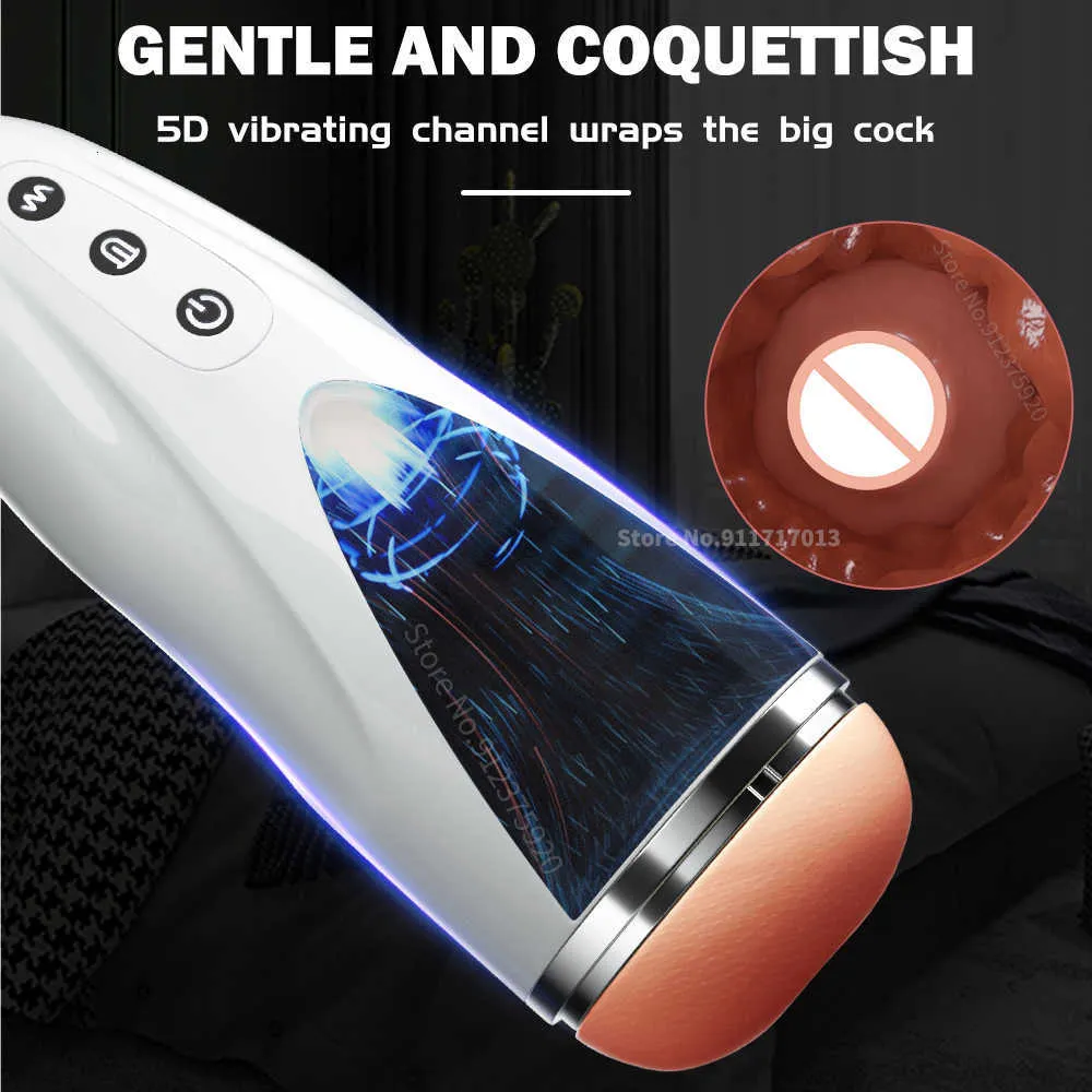 Realistic Tongue & Mouth Male Masturbator Cup Vibrating Stroker With ...