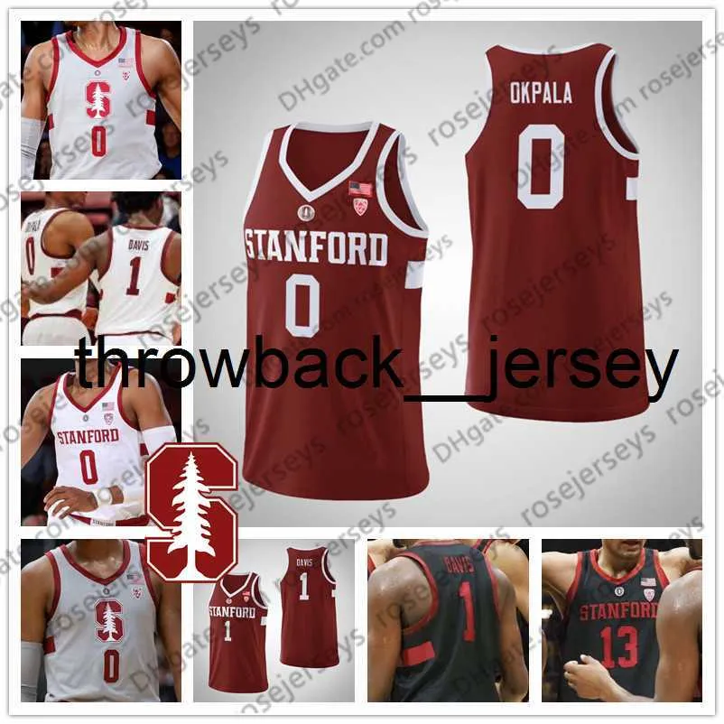 DHgate.com:Stanford Cardinal Basketball Jersey, Mens Youth Kids, Black ...