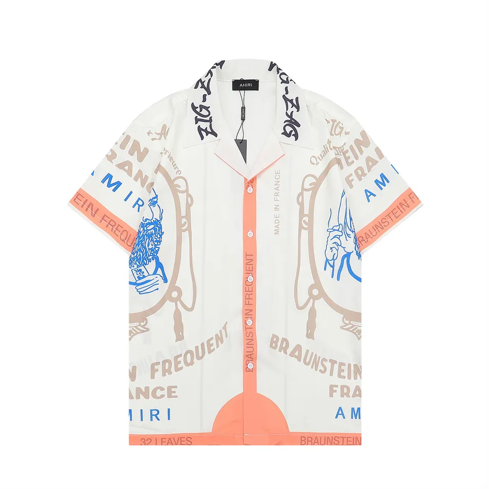 Mens Geometric Pattern Printed Shirts 2023SS Designer Mens Geometric Pattern Printed Shirts 2023SS Designer