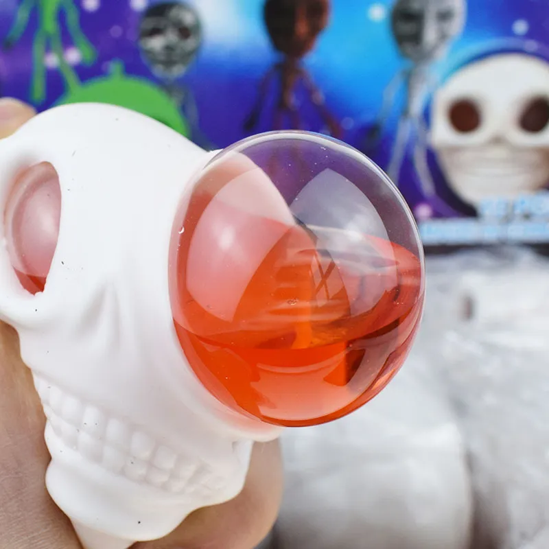 Squishy Fidget Toys: Sensory Skull Head, Relieve Stress, Decompress Toy ...