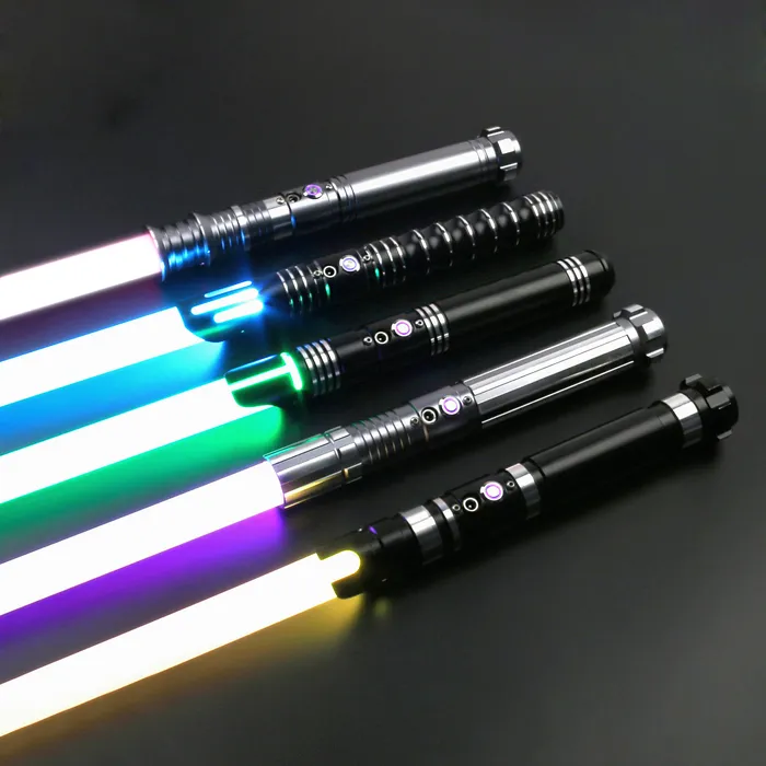 DHgate.com:LED Light Saber Toy, Metal Laser Sword, RGB Color Changing ...