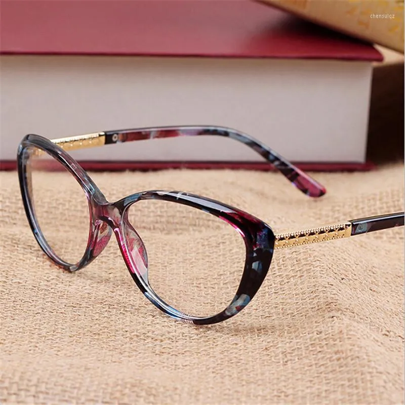 DHgate.com:Womens Cat Eye Computer Reading Glasses Anti-Fatigue Blue ...