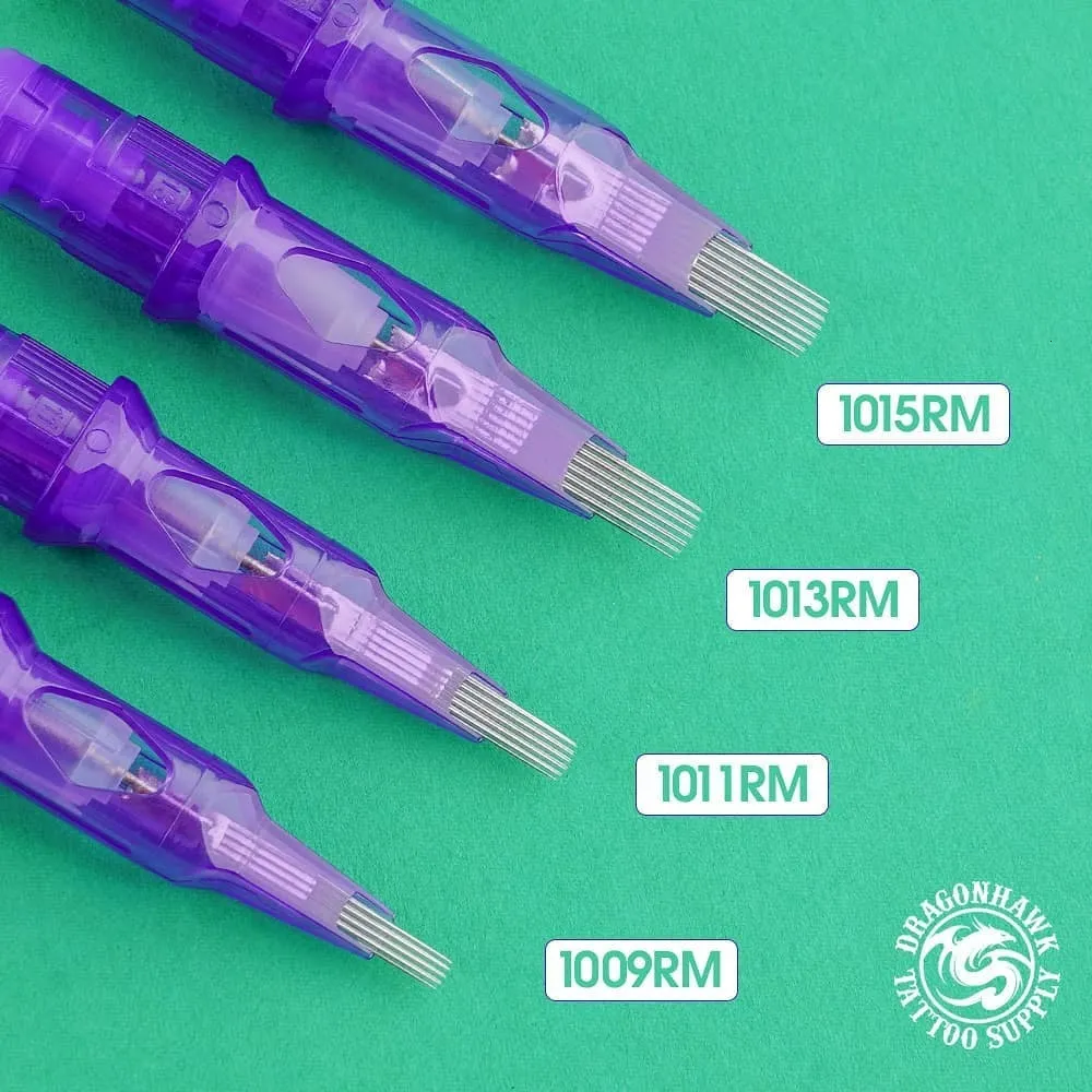 Pro Tattoo Needles - Sterilized 0.30mm Round Magnum RM Cartridges for ...