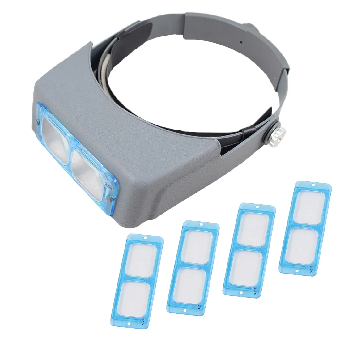 DHgate.com:4X Head-mounted Magnifying Glass w/Double Lens Headband ...