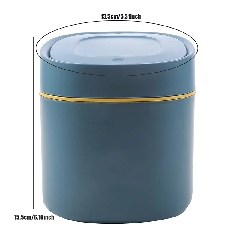 Desktop Mini Garbage Can For Office Waste Bins Small Plastic Waste Bin ...